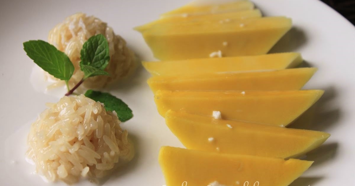 GoodyFoodies: Recipe: Thai sticky rice with mango (Khao Neow Ma-Muang)
