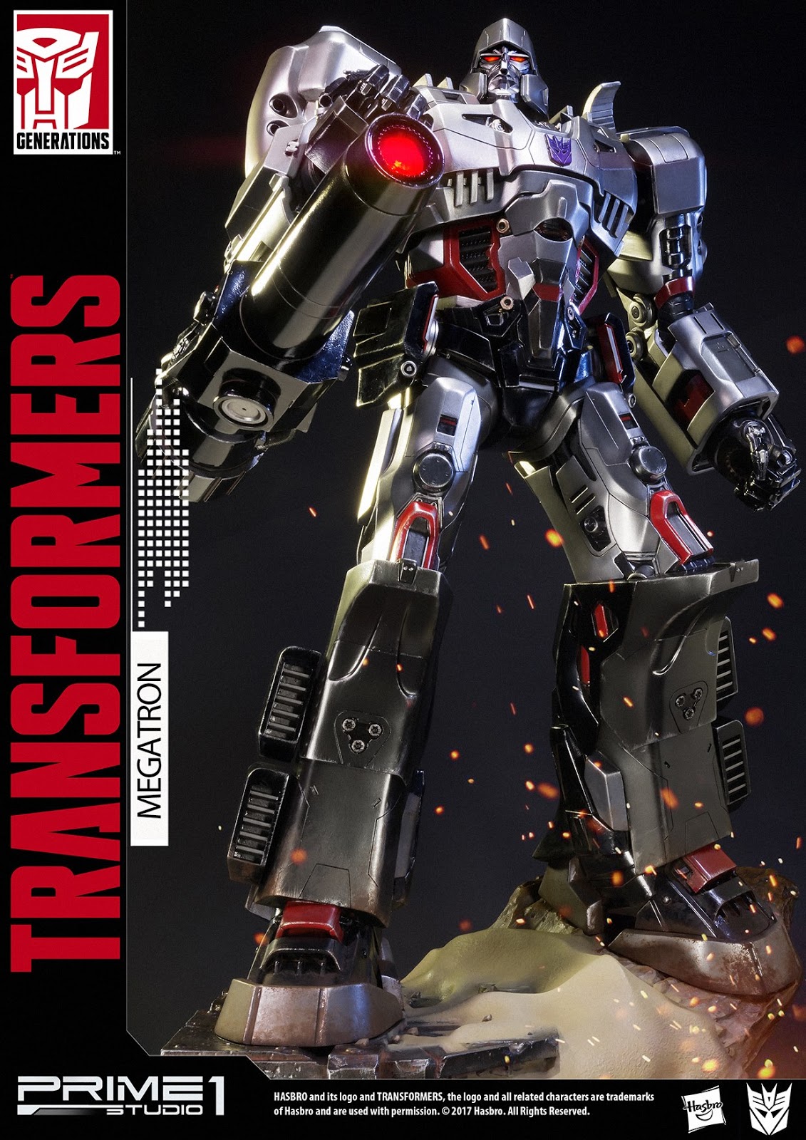 A R T I C U L A T E - M E: Prime 1 Studio Transformers G1 Megatron Statue