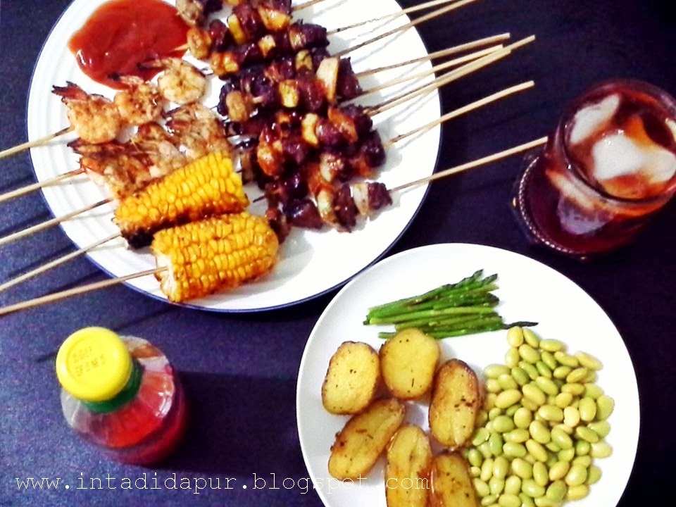 Having fun in the kitchen: Barbeque-an berdua