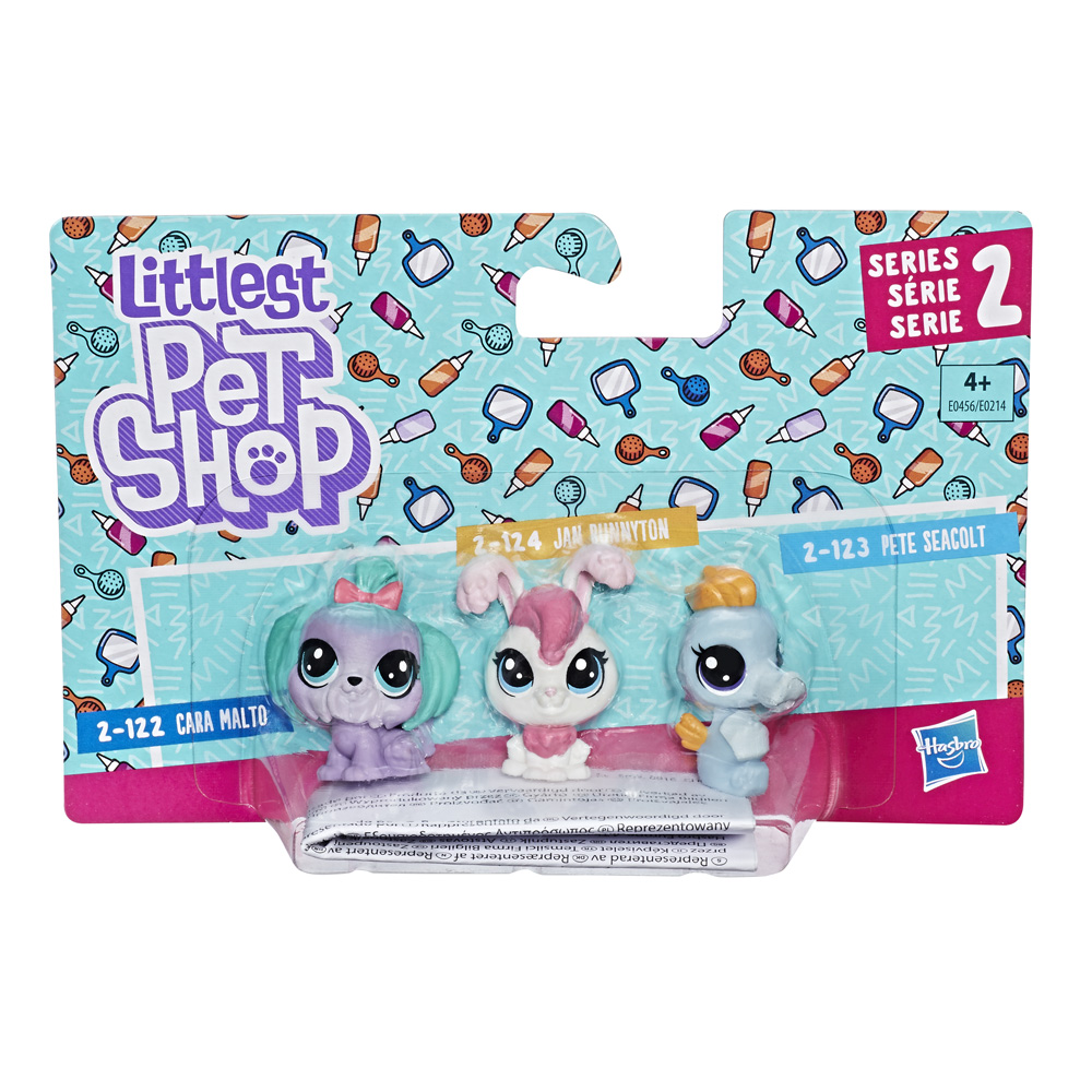 Littlest Pet Shop Series 2 3-pet Collection Pete Seacolt (#2-123) Pet ...