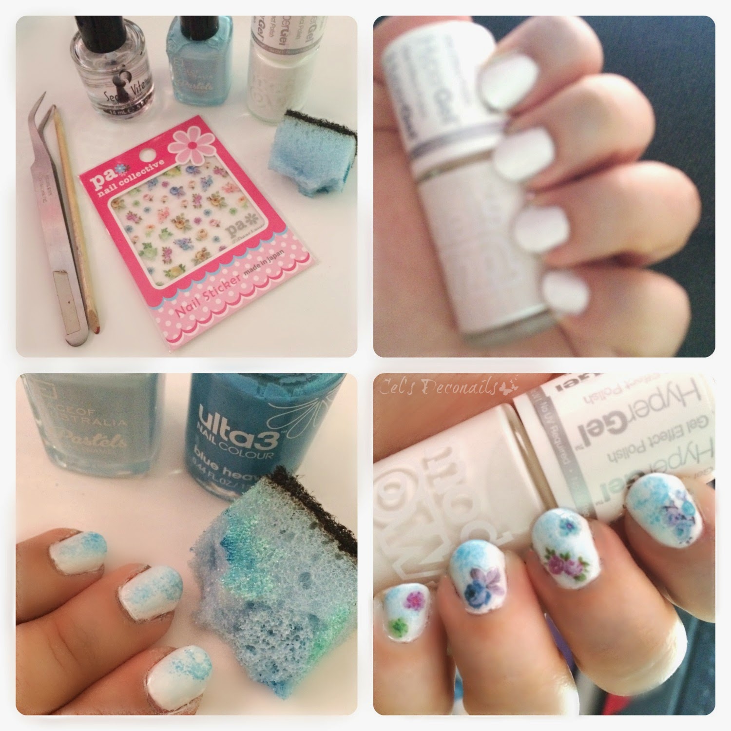 Fashion inspired summer nail art tutorial