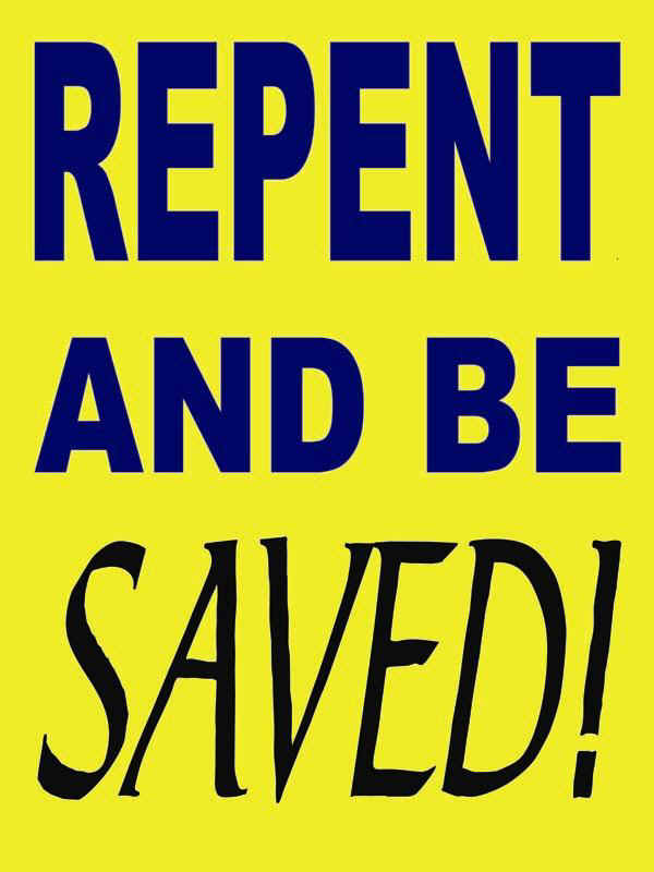 Repent and Be Saved Bible Verse | Free Christian Wallpapers