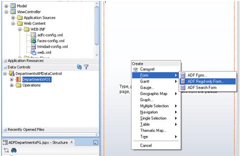 Sushant's Java Based Technology Blog: 19. Embedding ADF Region into OAF Page