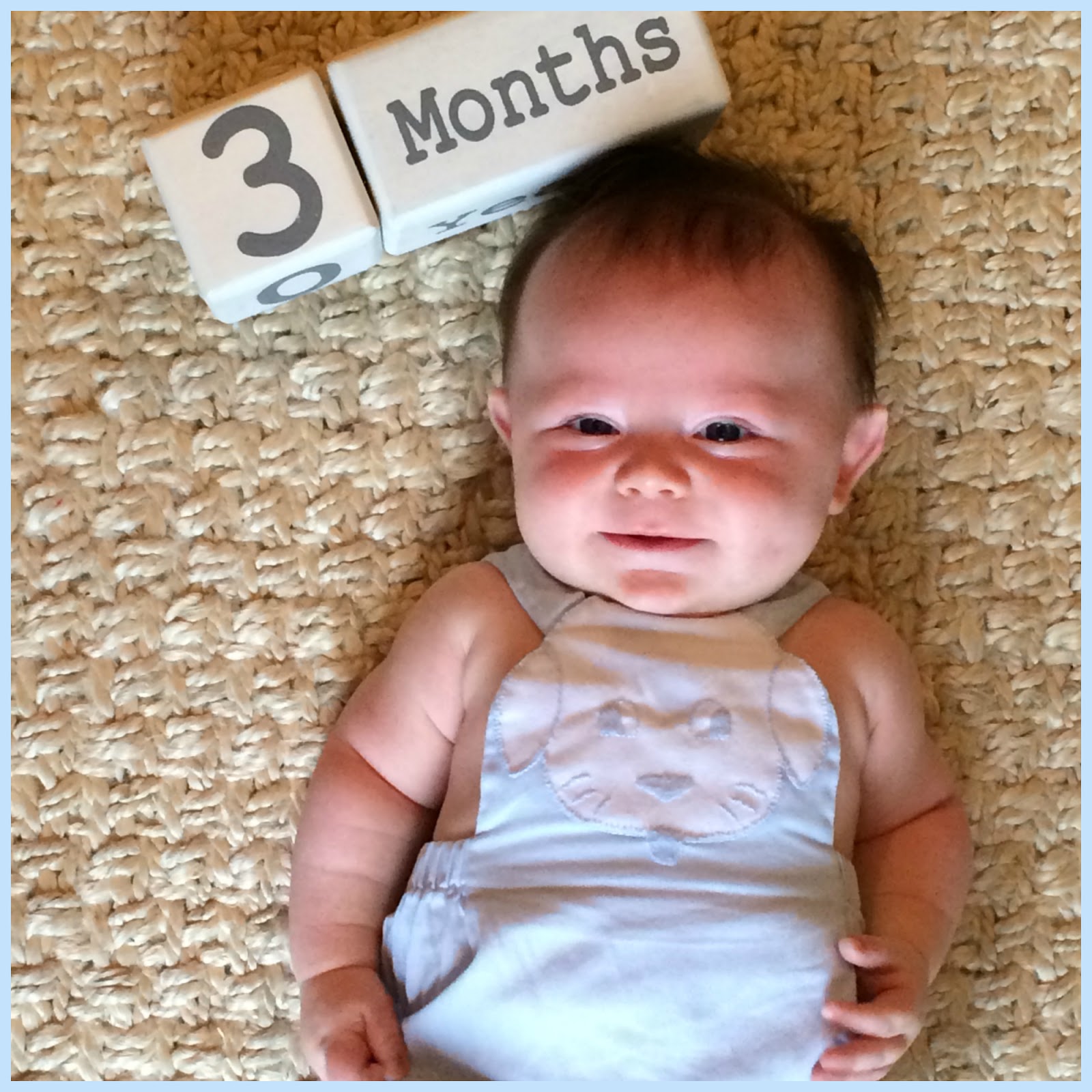 Busy at Home: Grayson Mills Currie {3 Months Old}