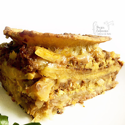 Poesía Culinaria . Sabores de Nati: Pastelón de Puerto Rico / lasaña de ...
