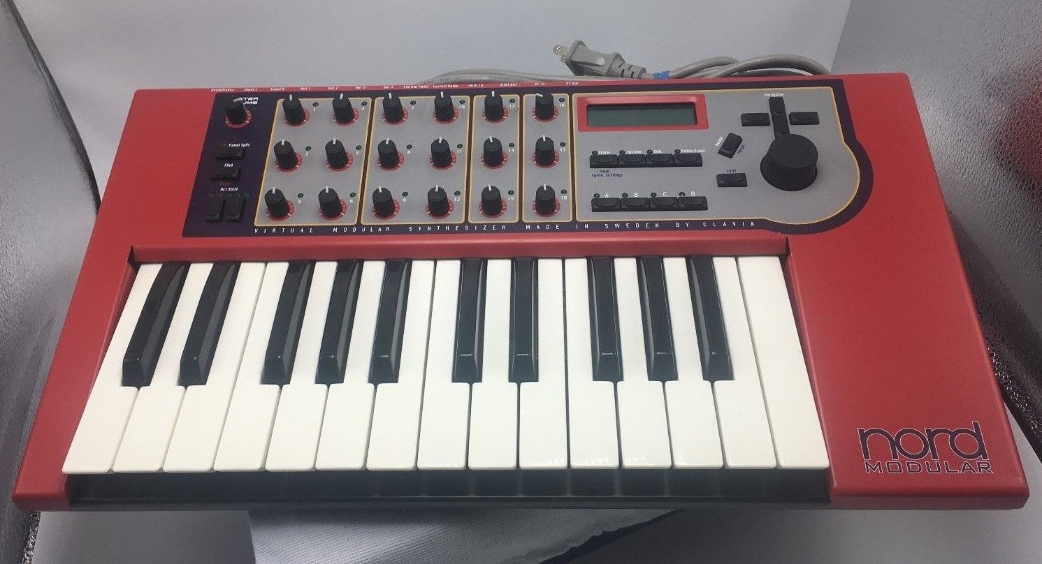 MATRIXSYNTH: Nord Modular G1 Synthesizer SN 98030204