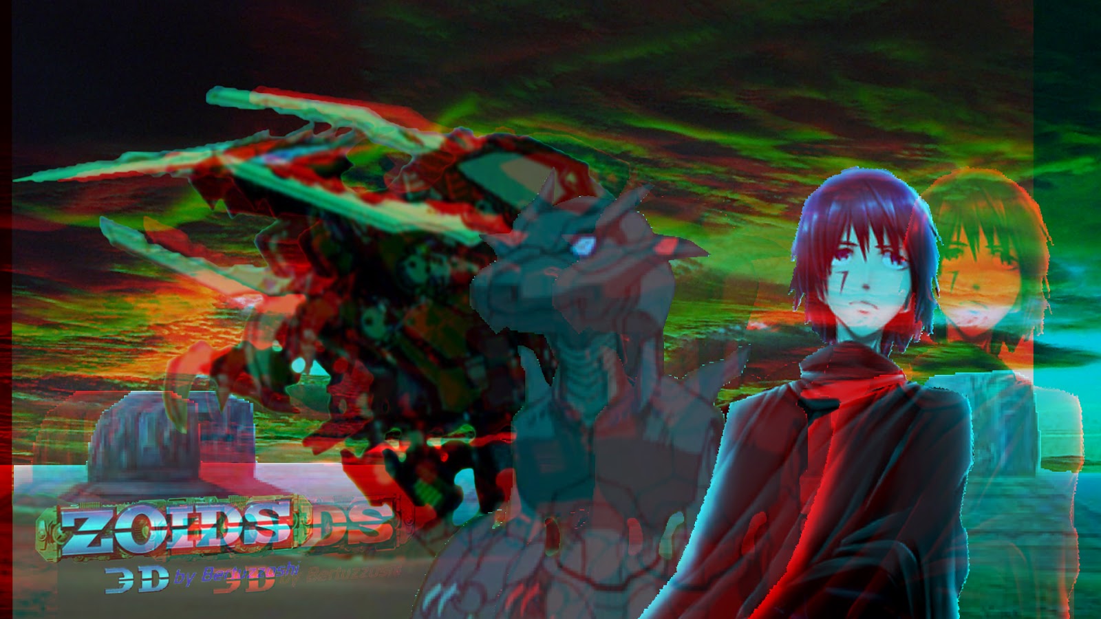 BERTUZZOSHI 3D: ZOIDS Chaotic century (RAVEN, SHADOW in front of the ...