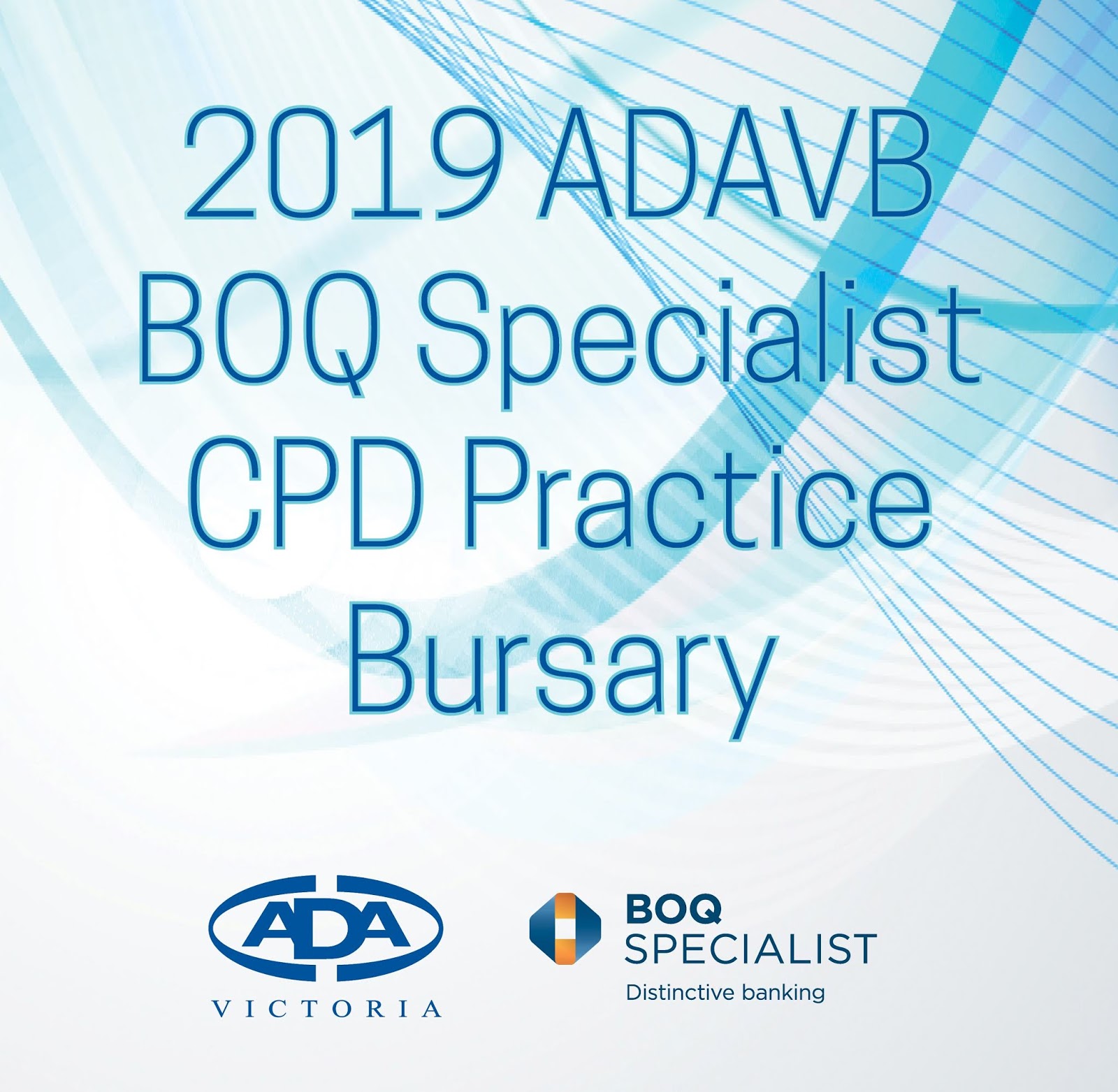 ADAVB Inc. Blog: ADAVB and BOQ Specialist announce two CPD bursaries in 2019