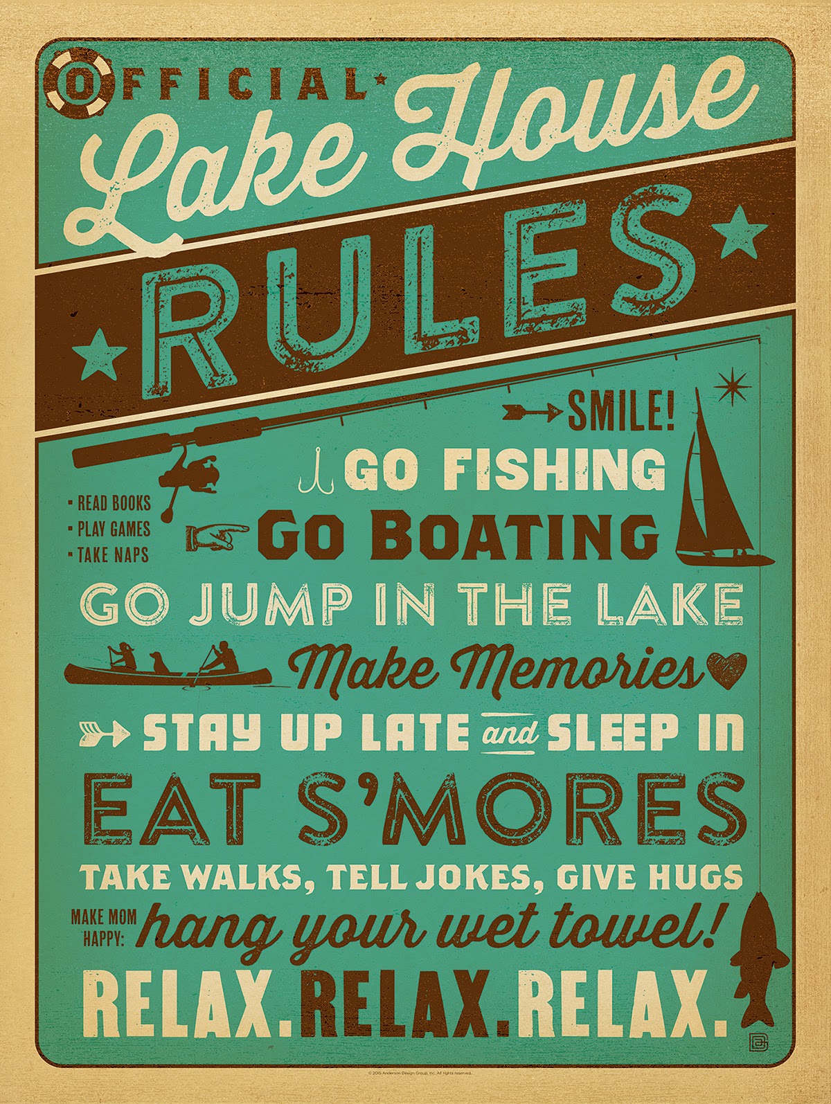 Anderson Design Group: Blog: NEW Lake & Lodge Poster Designs!