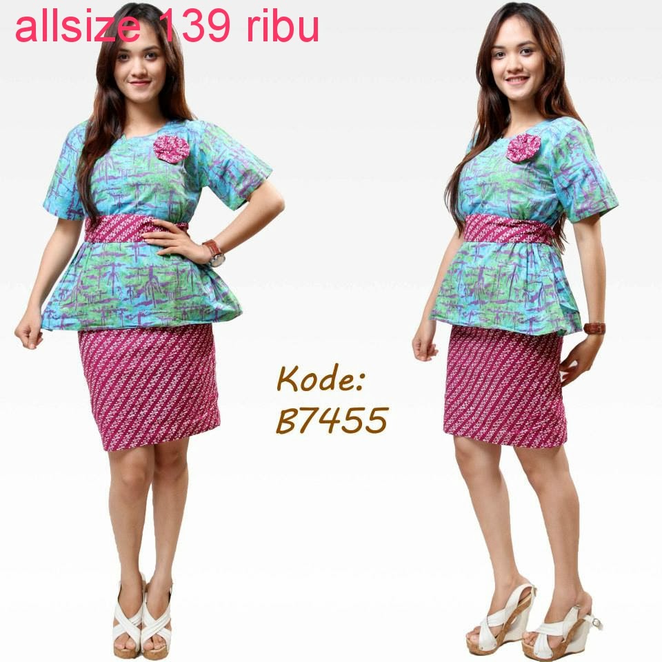 Contoh Model Baju Batik | Model Baju Batik