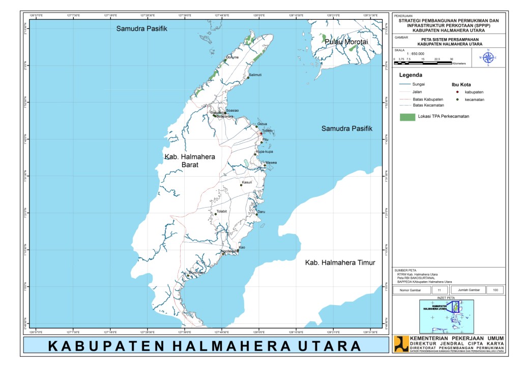 TOBELO KOTAKU: PETA HALMAHERA UTARA