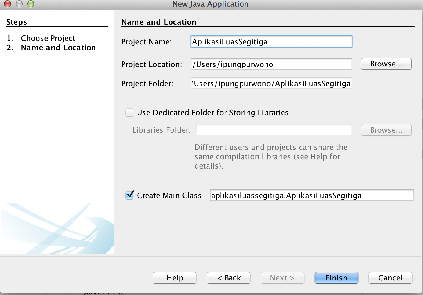 Membuat Aplikasi Luas Segitiga Dengan Java NetBeans ~ Ngoding Java