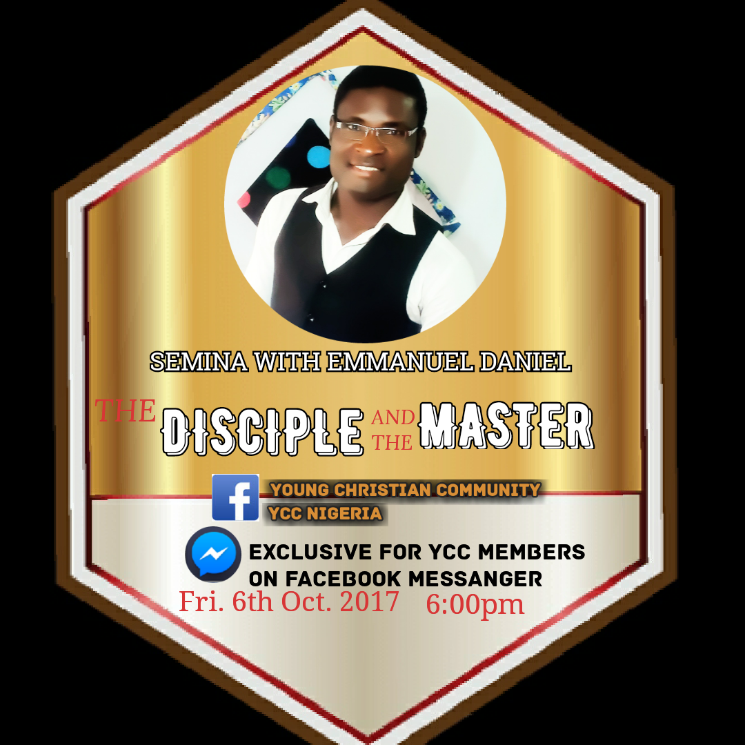 THE DISCIPLE AND THE MASTER.