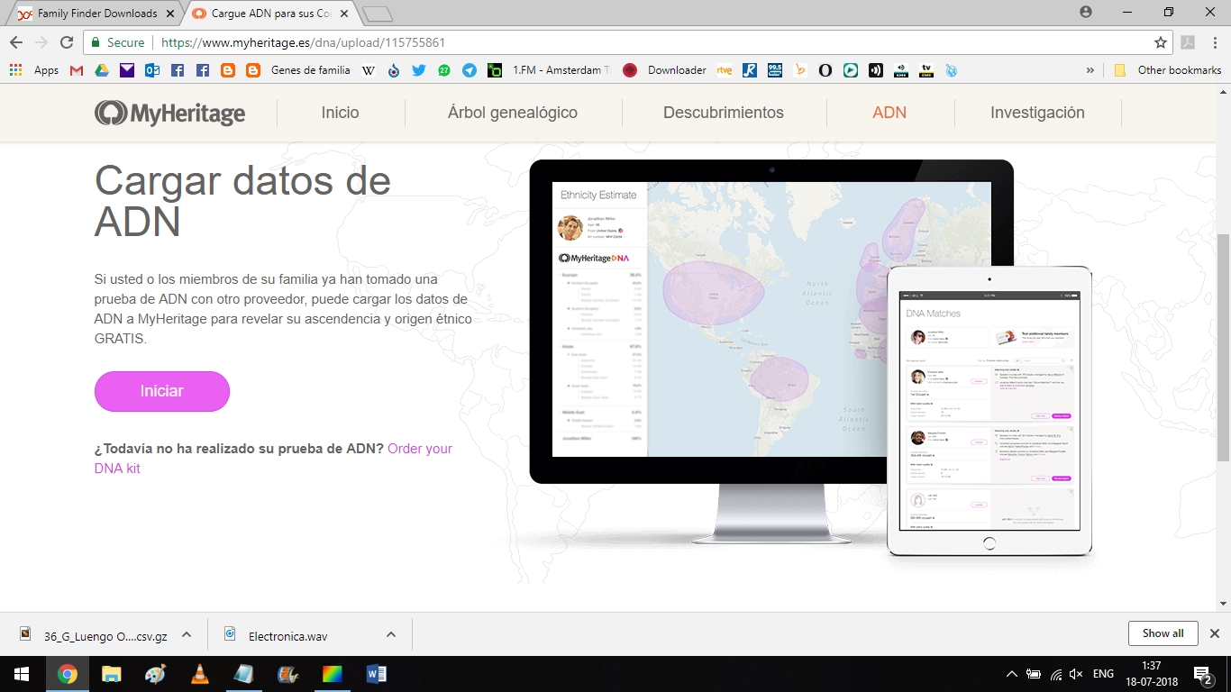 Genes de familia: Examen de ADN para genealogía, paso a paso
