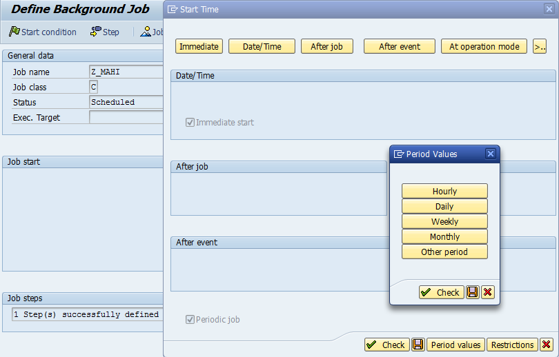 SAP_ALL: Background Job/Background Workprocess