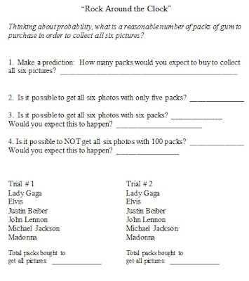 "Rock Around the Clock" - a Probability Activity