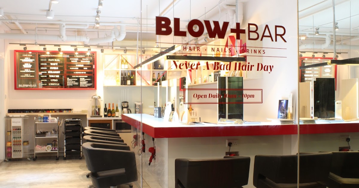 gastronommy.com: Blow+Bar = Glam hair + wine