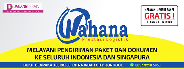 Contoh Desain Banner Pengiriman Paket Wahana - Contoh Desain Banner Spanduk