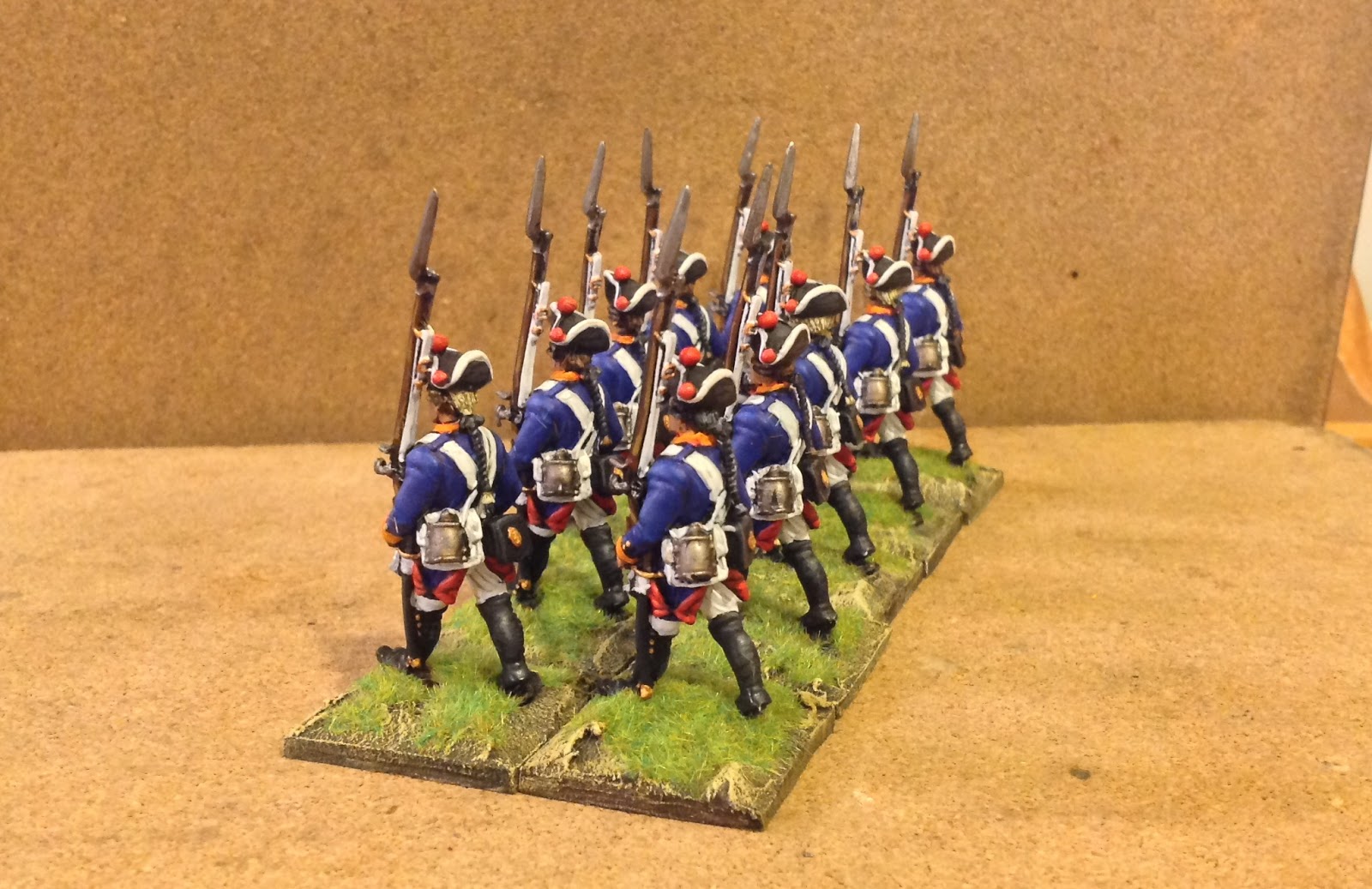 15mm paint shack: 40mm Front Rank AWI Hessian