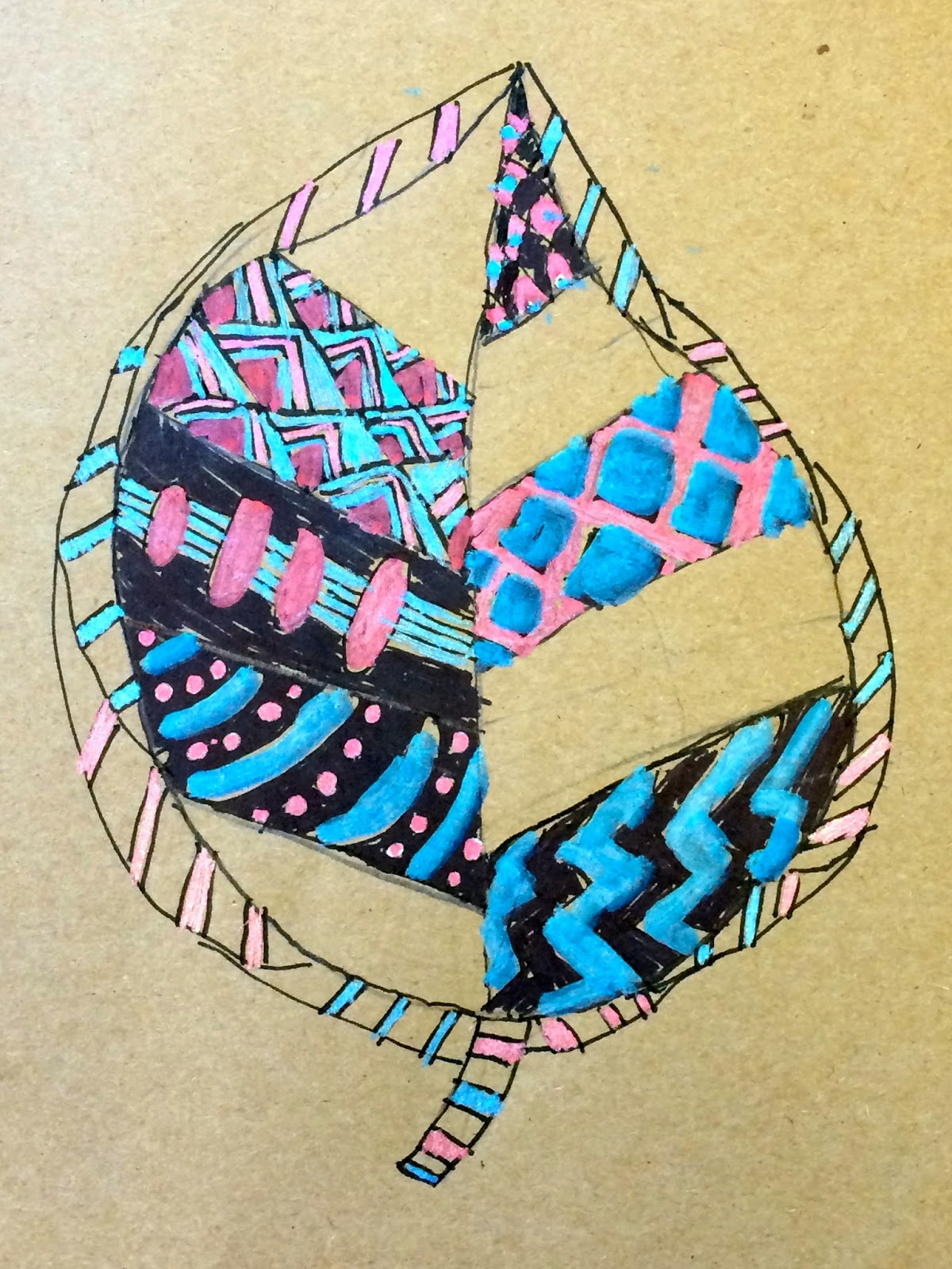 Artsy Miss Hatch: Two Pins, One Lesson. Fourth Grade Zentangles.