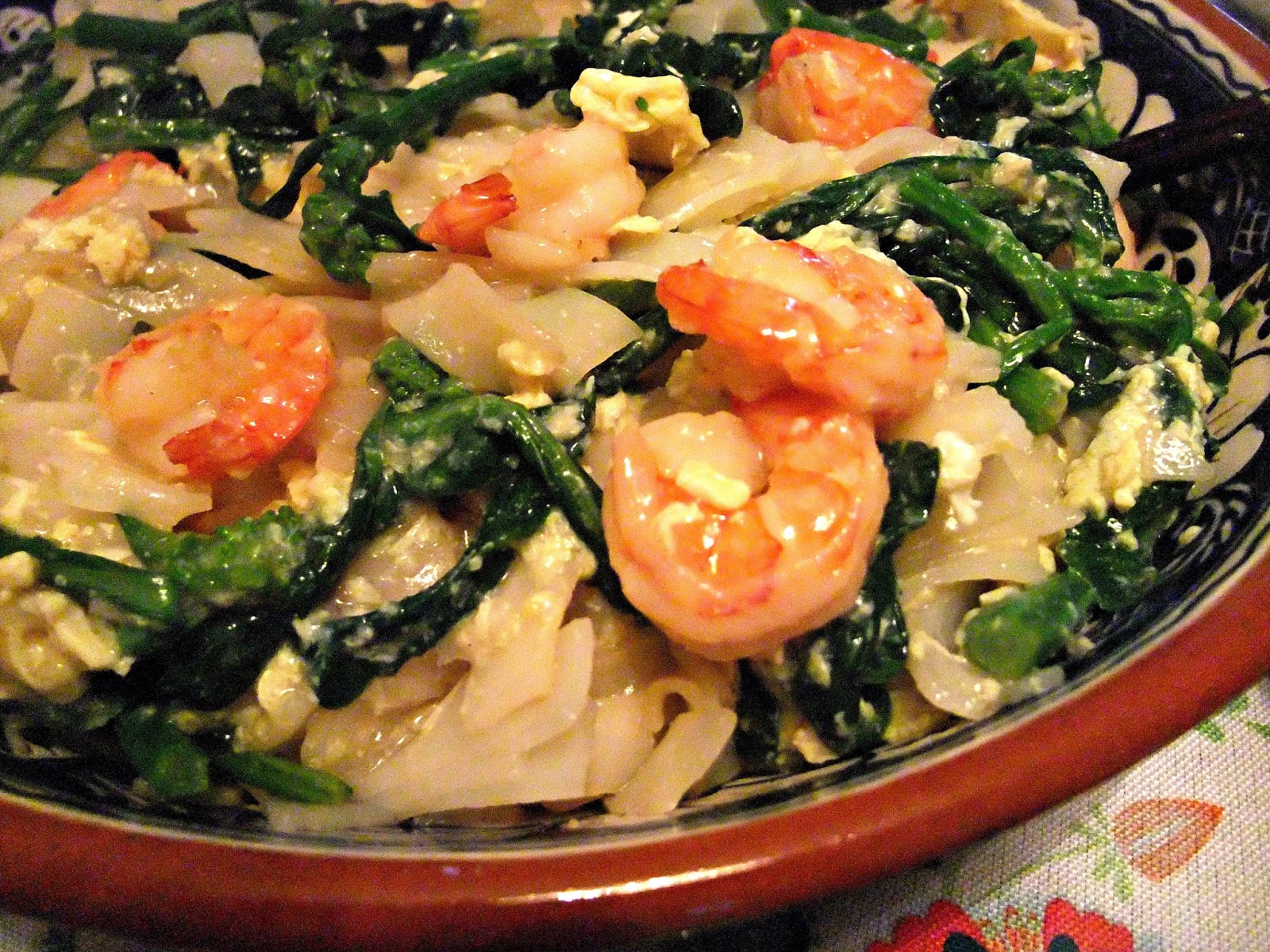 Susan's Savour-It!: Rice Noodles with Smooth Eggs and Shrimps (Wat Dan ...