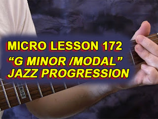 Micro Lesson 172: "G Minor /Modal" Jazz Progression | Creative Guitar ...