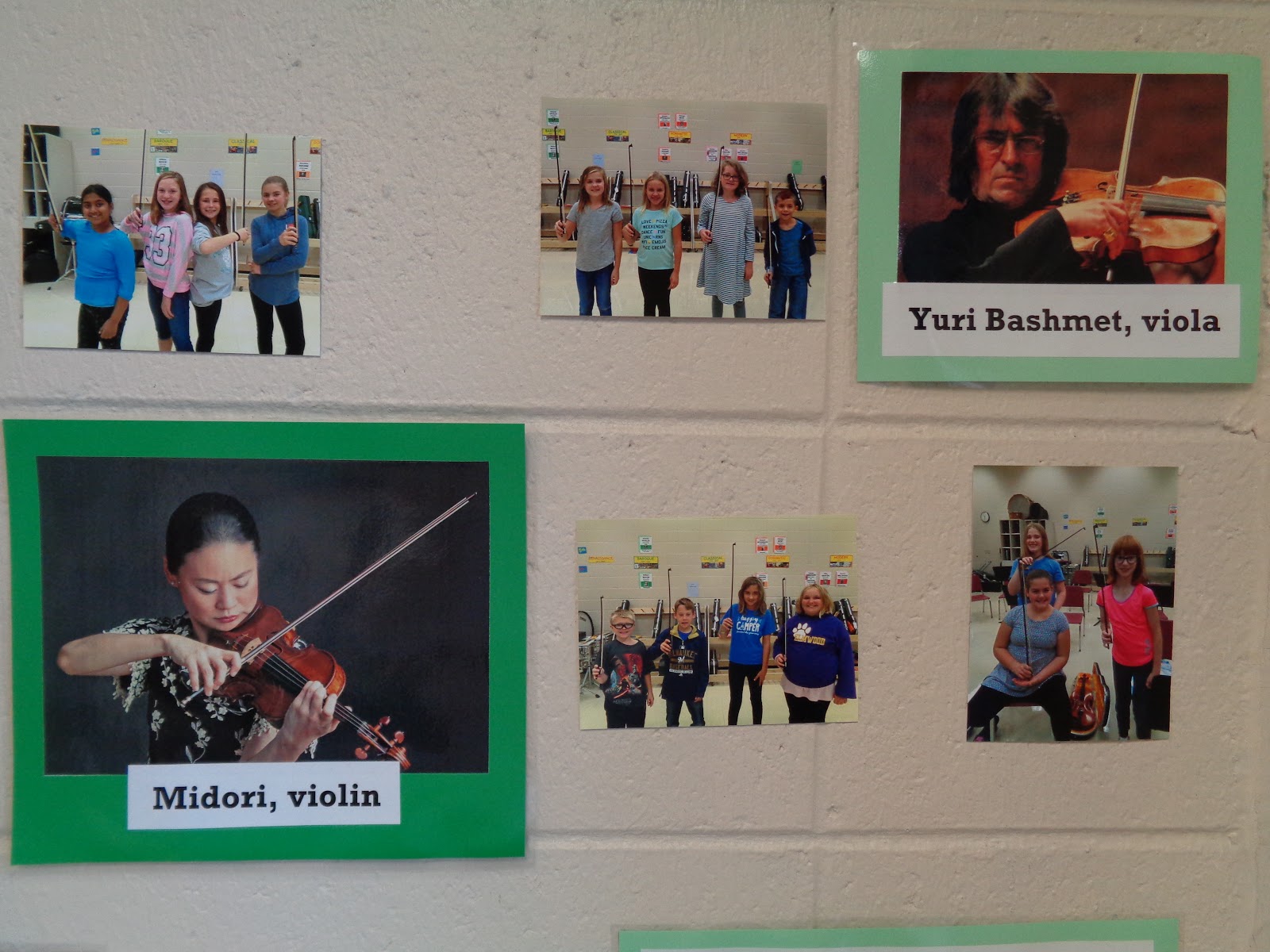 Teaching Elementary Orchestra : Beautiful Bow Hold Bulletin Board