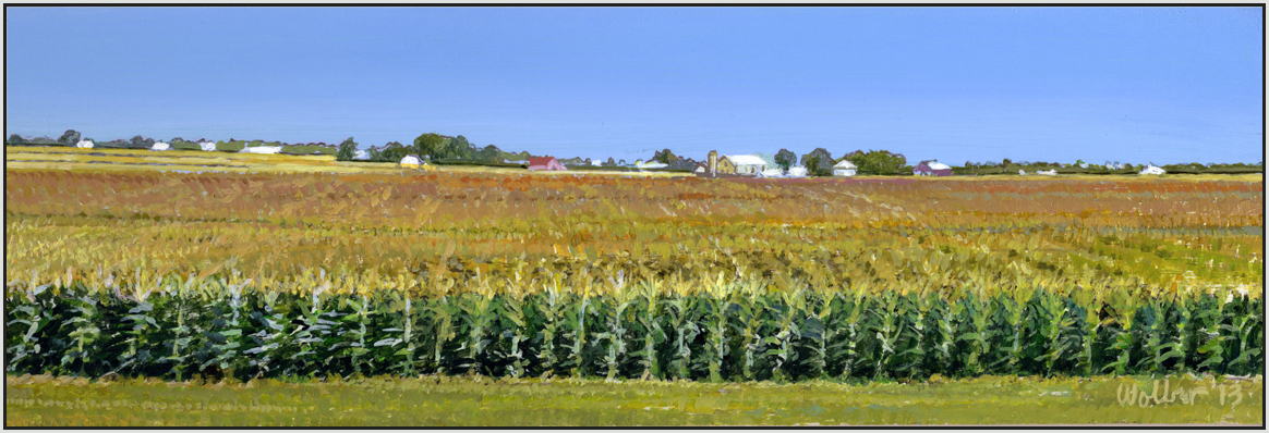Paul Wolber Art Studio: Illinois Cornfields August 2013