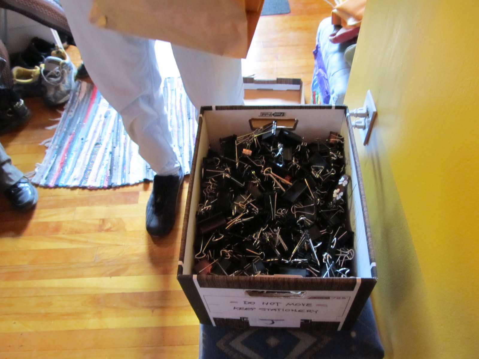 David Scrimshaw's Blog: Uses for Binder Clips: Wedding Presents