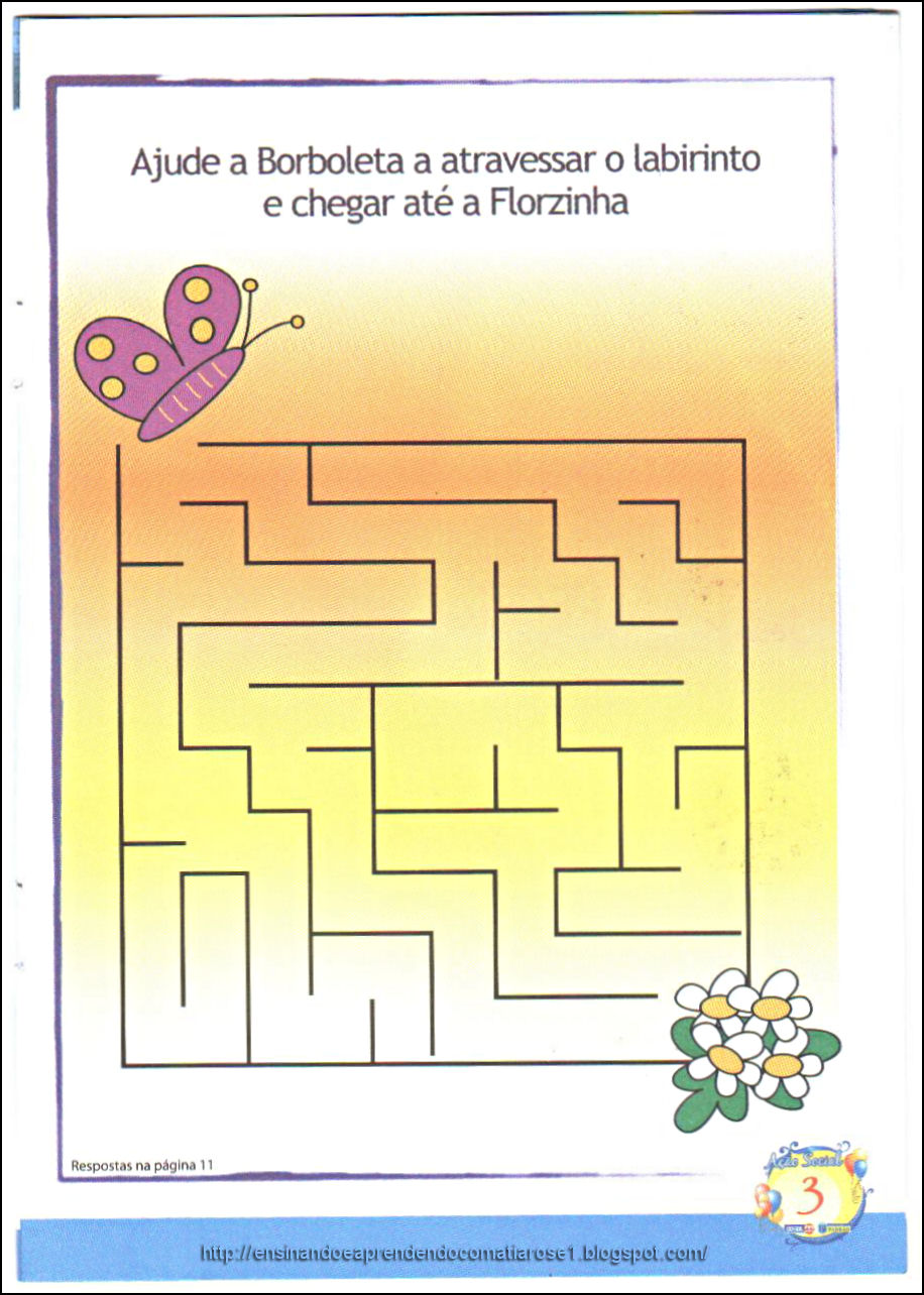 Ensinando e Aprendendo com a Tia Rose®: Passatempos divertidos