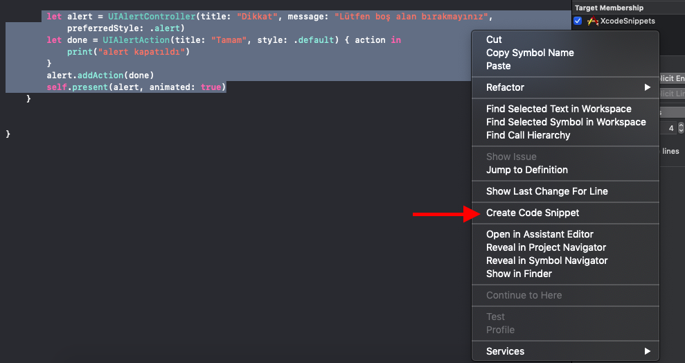 iOS, Xcode, Swift: Xcode Code Snippets iOS, Xcode, Swift: Xcode Code Snippets