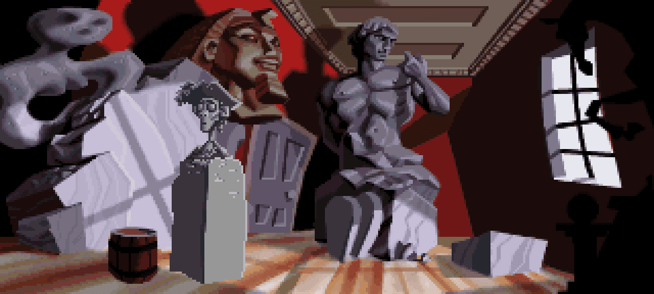 304: Low camera angles in adventure game scenery