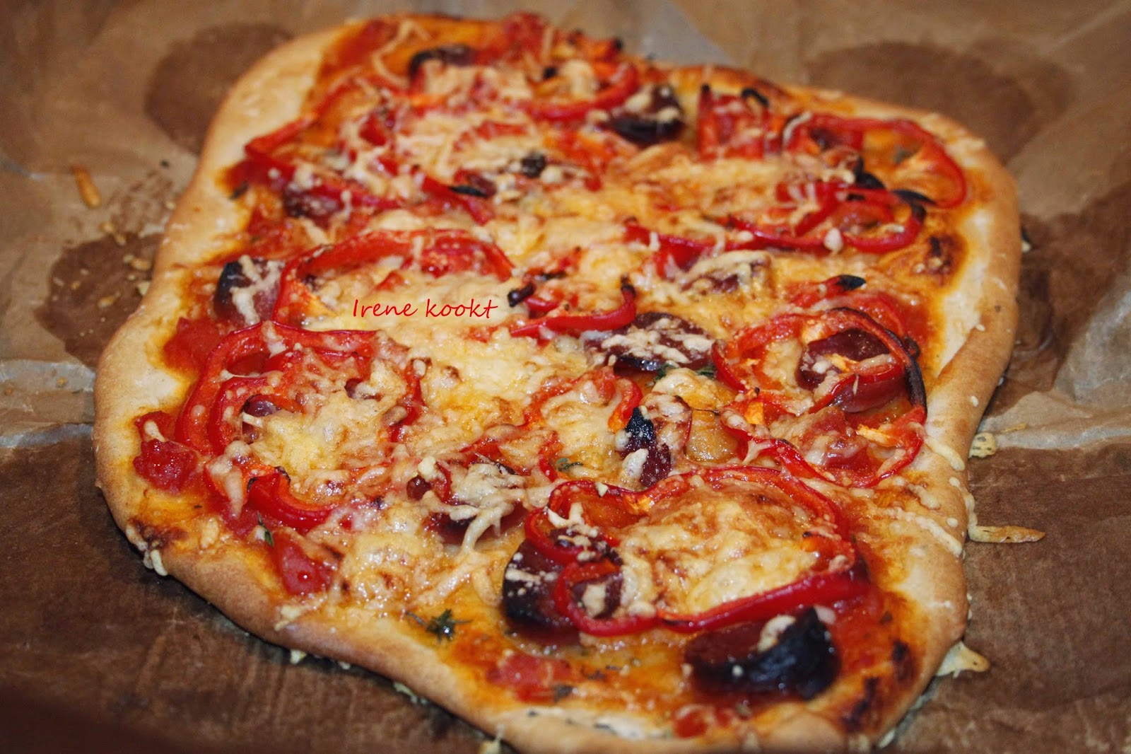 Krokante pizza van Zeeuws bloem & diverse varianten voor vulling/beleg