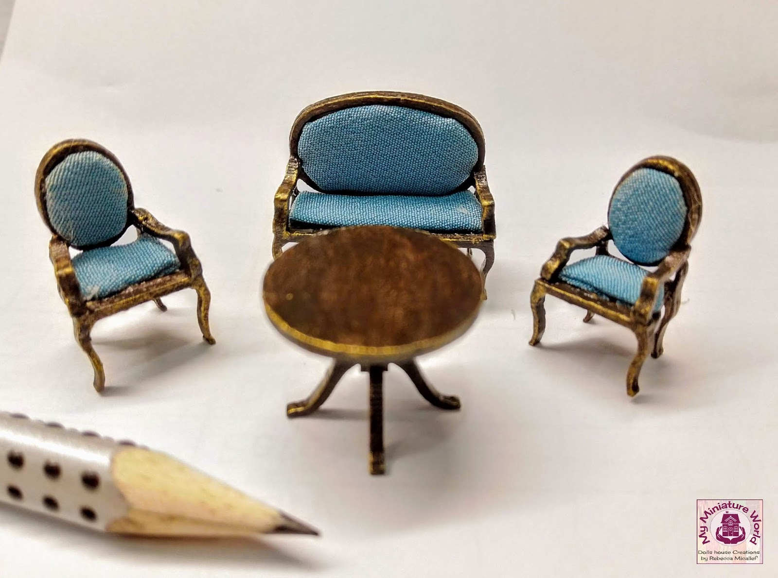 My Miniature World: 1:48th Scale Miniature Scale Sitting Room Furniture