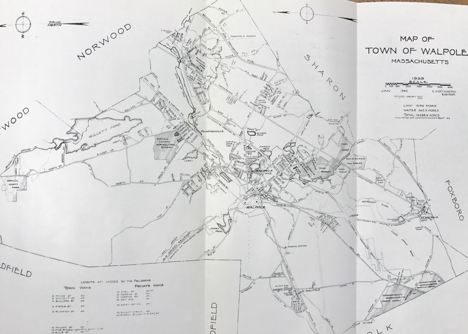 Walpole Timeline 1950-2000: 1957