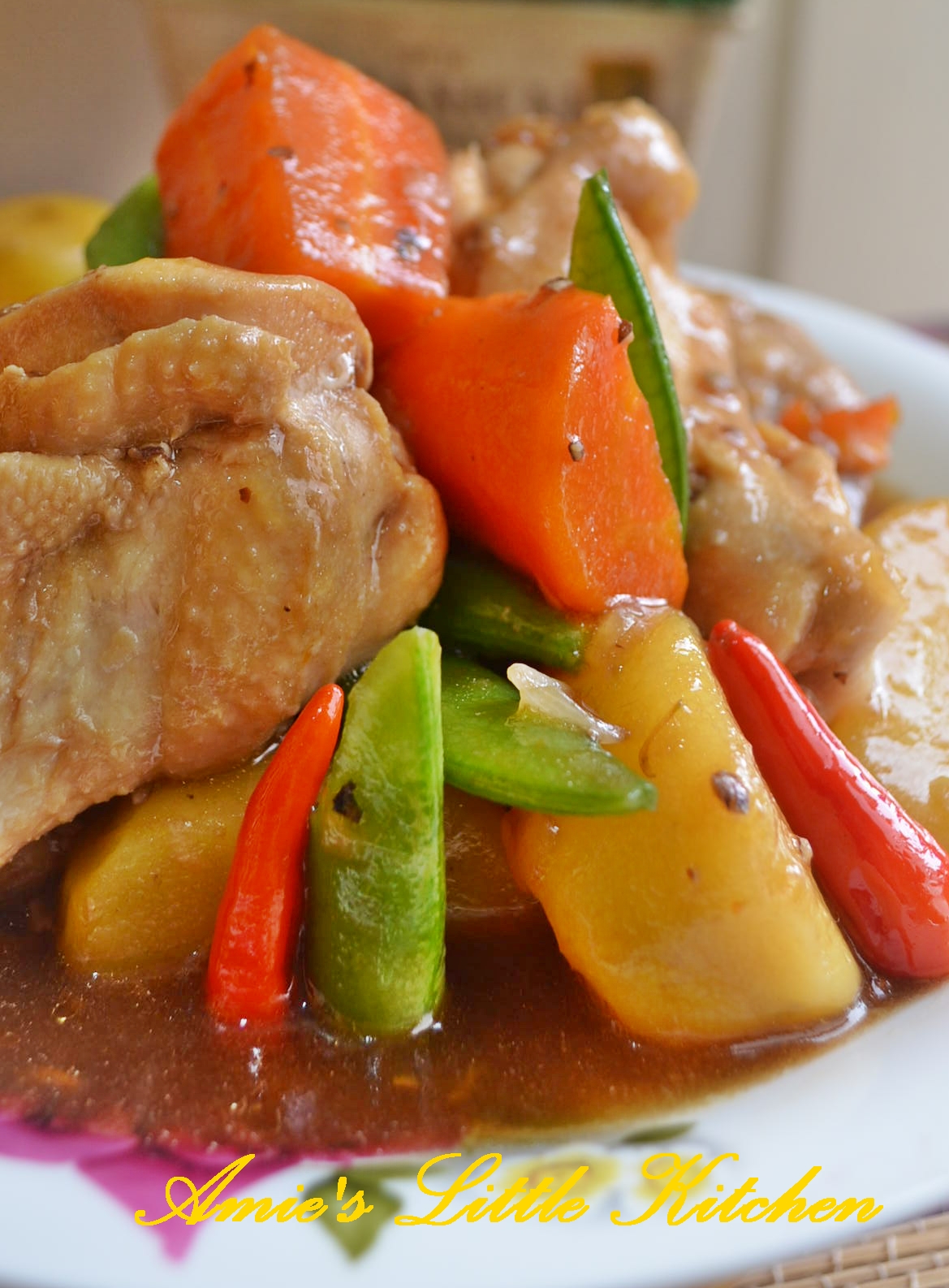 Ayam Sos Tiram - Amie's Little Kitchen