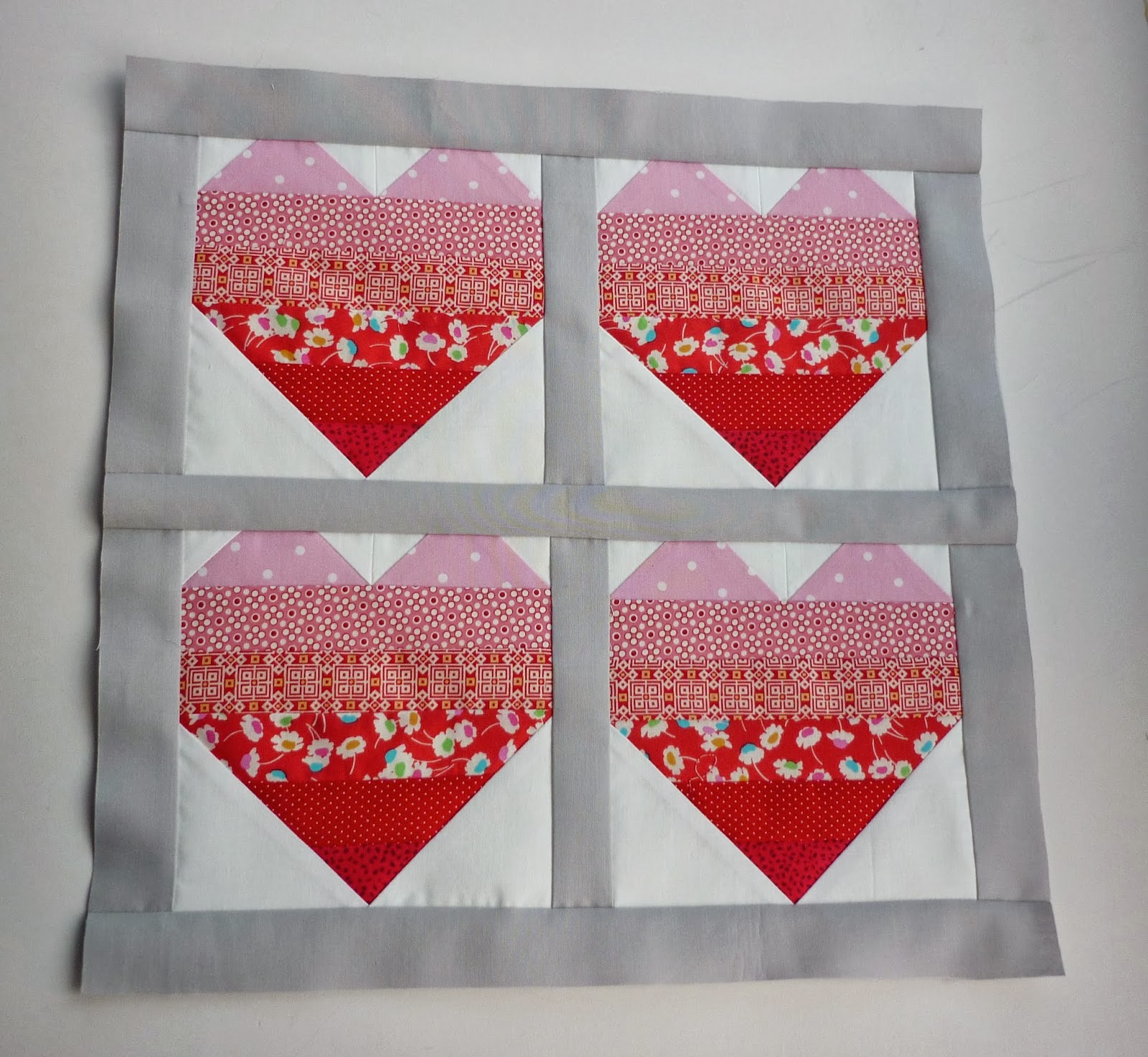 Mack and Mabel: Quilted Heart Cushion Tutorial