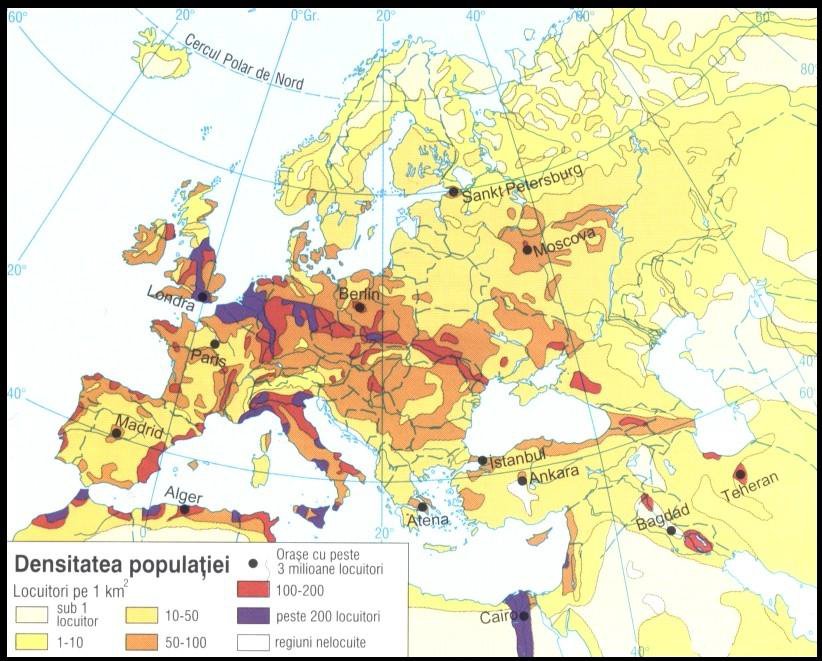 GEOGRAFILIA: Hărți Geografie umană și economică Europa
