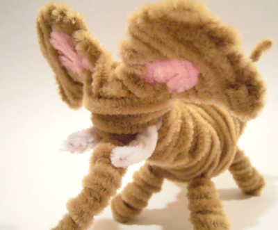 An Elephant a Day: Elephant No. 132: Pipe Cleaners