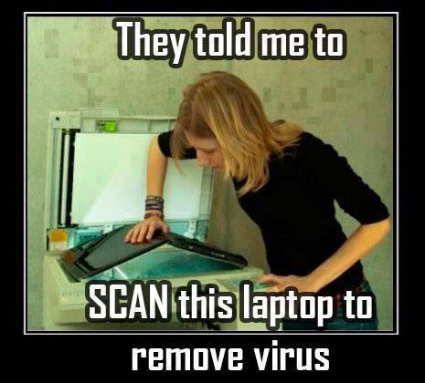 They Told me to Scan This Laptop-Funny Picture - funny pictures ...