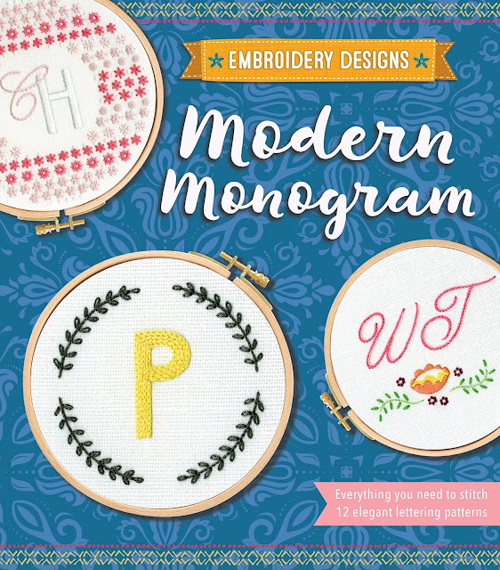 Handmade by Deb: Embroidery Designs Modern Monogram KIT Review & GIVEAWAY
