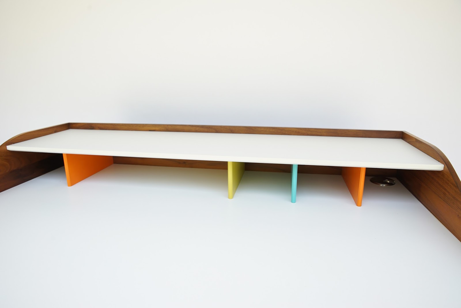 Brite Vintage: Herman Miller Nelson Swag Leg Desk Authentic Furniture w ...