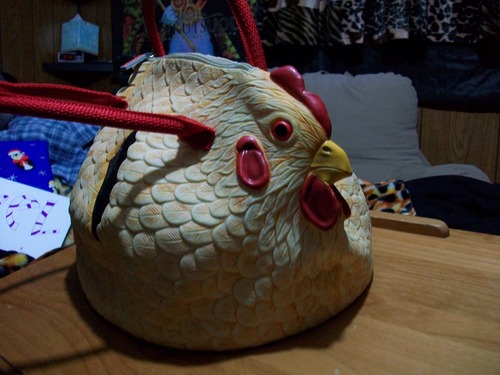 Melody Blogspot Blog: Rubber Chicken Hen Tote Bag Handbag Purse ...