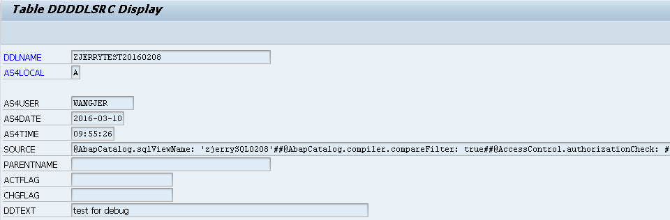 Sap Abap Central What Objects Are Automatically Generated After You Activate One Cds View Part 2