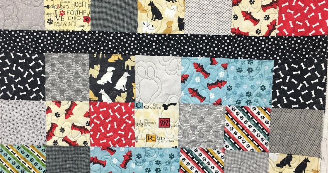 Sylvania Quilting: Baby dog quilt