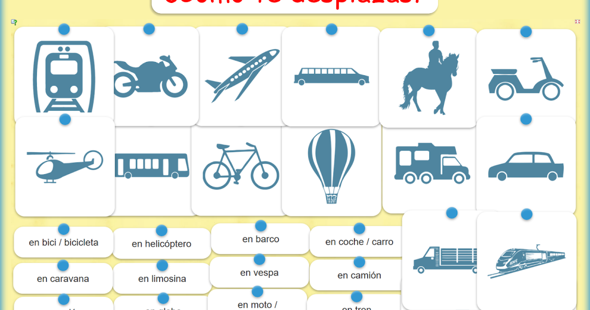 Me encanta escribir en español: Los medios de transporte : ¿Cómo te ...