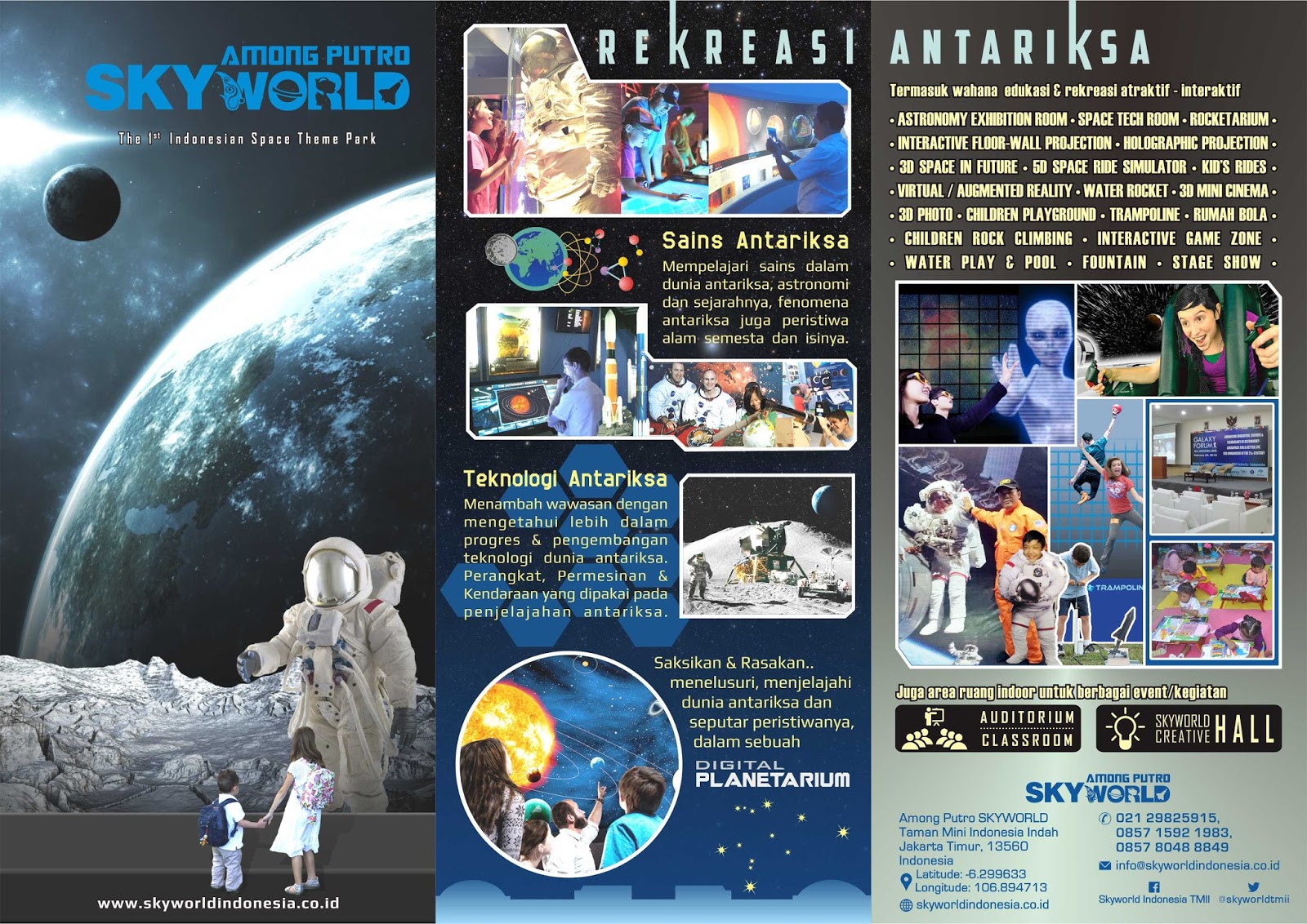 SKYWORLD Indonesia: Among Putro SKYWORLD - Flyer & Site Map Info