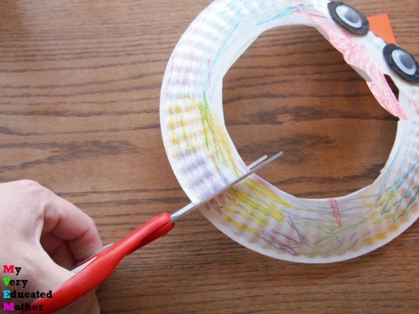 Kids Craft: Rooster Paper Plate Headbands