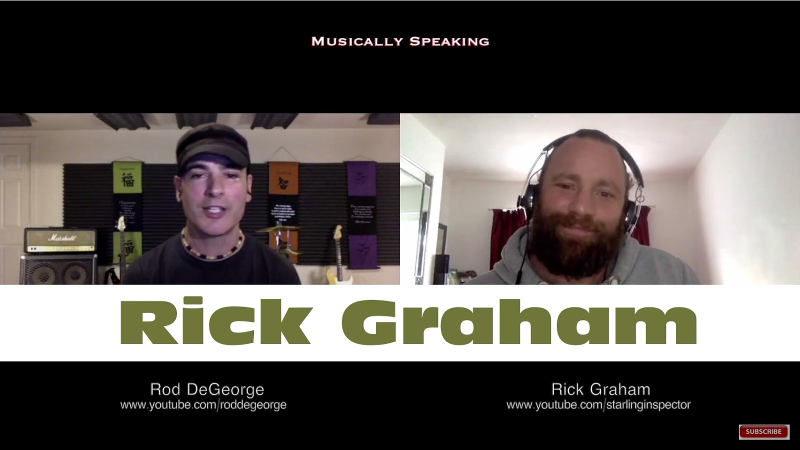 Rick Graham, Rod DeGeorge: Musically Speaking and Interview with Rick ...