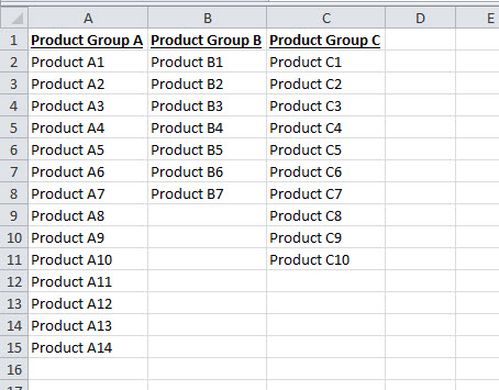 Excel Tip: A simple dependent drop-down list – needaspreadsheet.com
